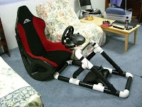 JEMBA Tony's Hawaii Blog: Project PVC Racing Cockpit